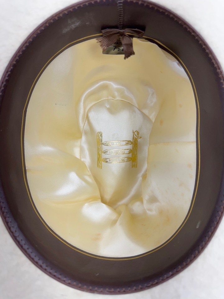 VINTAGE STRATTON WESTERN WHITE FELT COWBOY HAT 7 3/8 SIZE | eBay