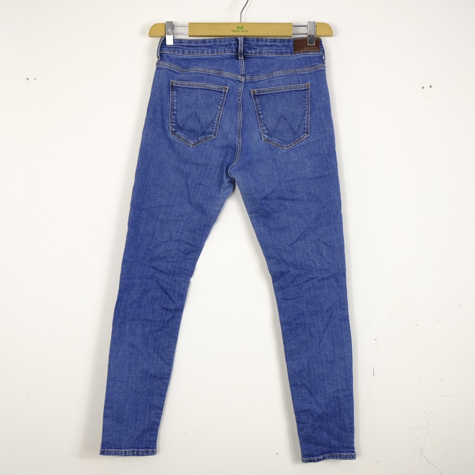 Wrangler Jeans Donna Taglia W32 L32 Skinny Cotone Bu Denim Comodo ...