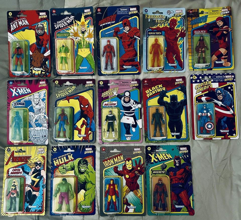 Kenner Marvel Legends 3.75” Action Figures LOT OF 14 NIB SEALED READ ...