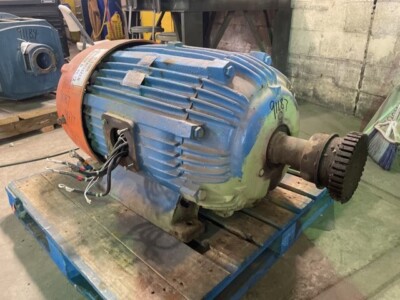200 HP US Electric AC Electric Motor 1800 RPM Fr 447T TEFCBB 460 V EOK ...