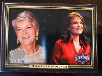 Decision 2020 Elite Political Trading Cards "FEMALE CANDIDATES" (E27 ...