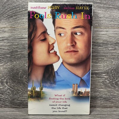 Fools Rush In VHS NEW SEALED w/ Watermarks Salma Hayek Matthew Perry Comedy VTG 43396949430| eBay