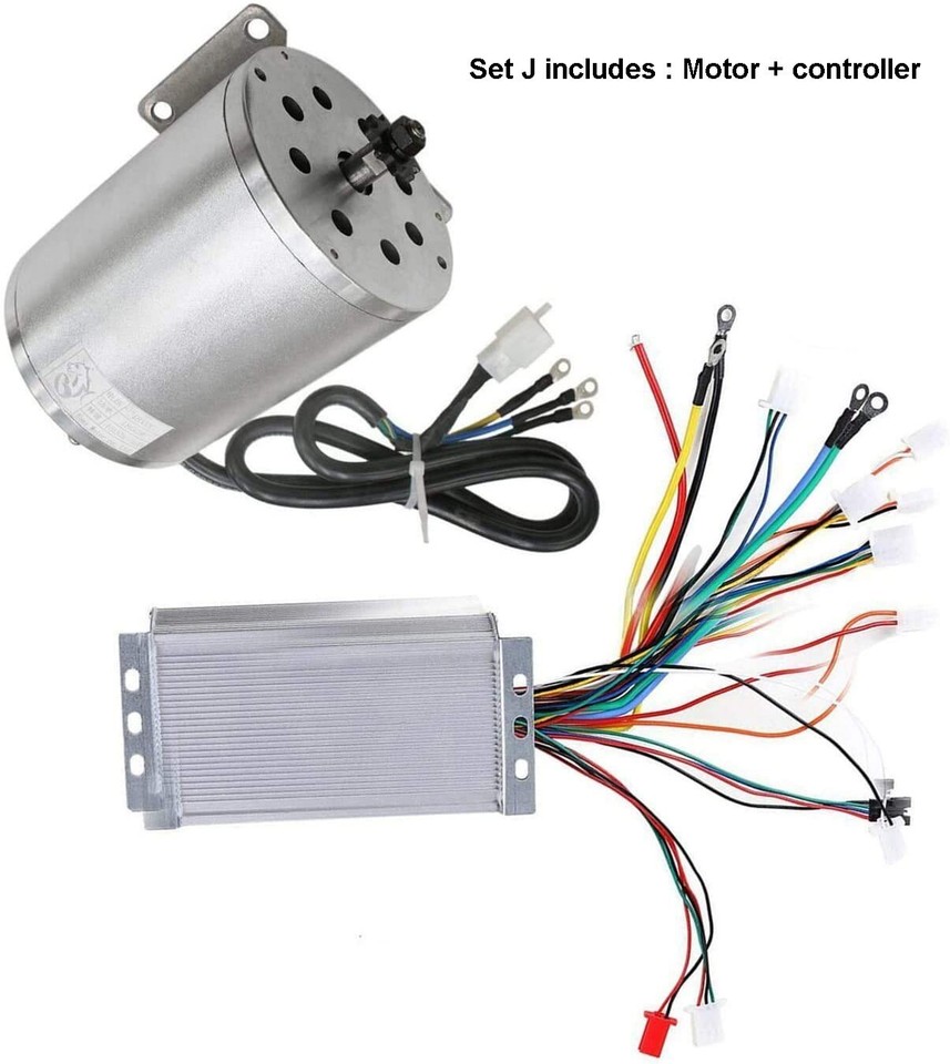 48V 1800W Brushless Motor Kit For Electric Scooter Go Kart ATV Razor ...