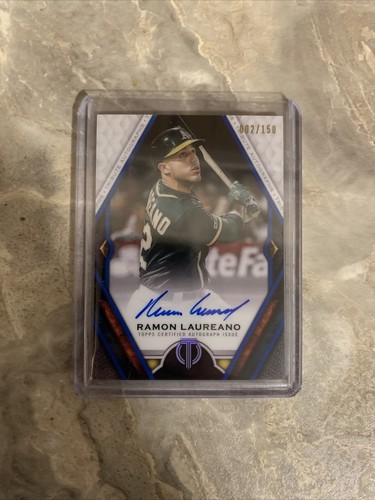 2021 Topps Tribute - Tribute Autographs Blue #TA-RL Ramon Laureano /150 ...