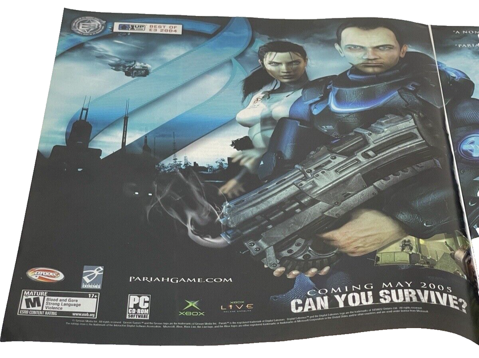 Pariah Xbox PC 2005 Print Ad/Poster Official Original Video Game ...