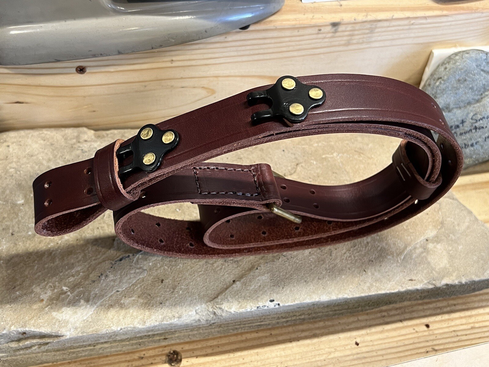M1907 Rifle Strap / Sling - Full Grain English Bridle Leather ...