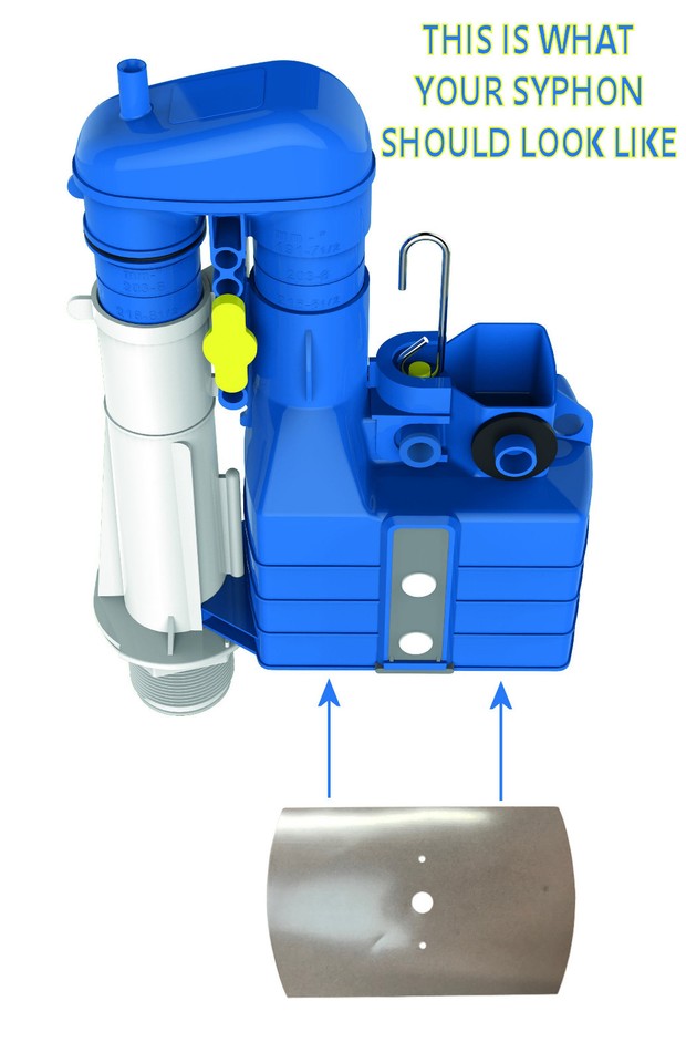 TWIN PACK Thomas Dudley Turbo 88 Blue Syphon Replacement Spare ...