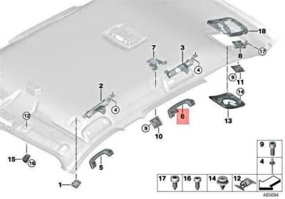 BMW X1 F39 F45 F46 F48 F49 F52 118I 120I HANDLE REAR LEFT 51167378785 ...