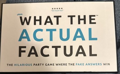 Card Game What The Actual Factual ? Complete Boxed New Sealed | eBay UK