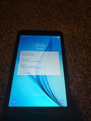 Samsung Galaxy Tab E SM-T377 16 GB, Wi-Fi 4G, 8 in - Black 887276121789 ...