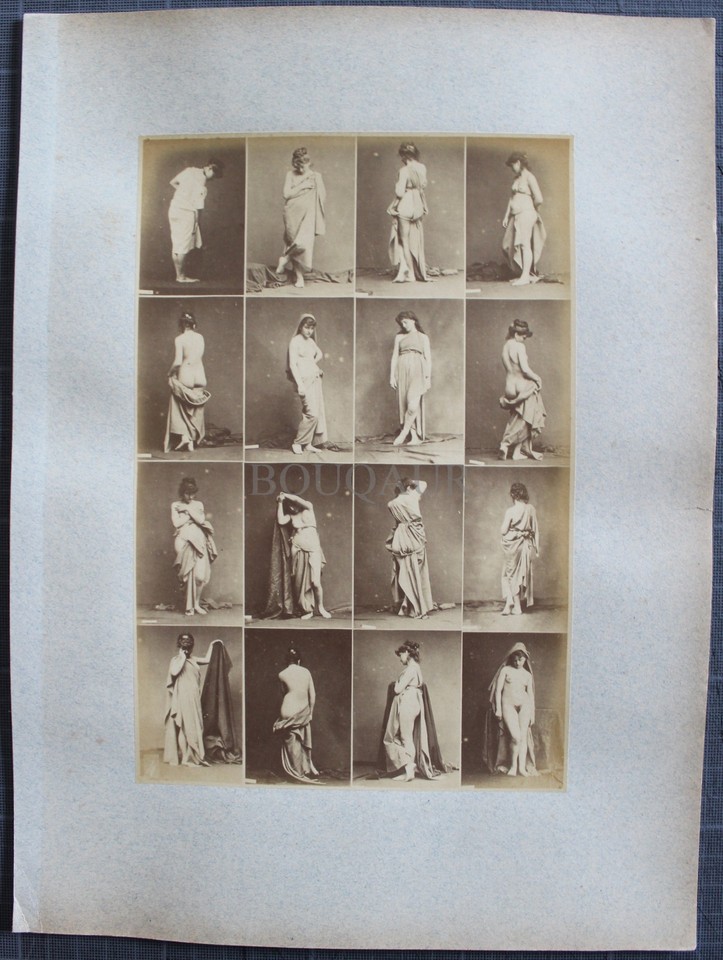 Louis IGOUT Nus Académiques Calavas circa 1875 tirage albuminé 16 ...