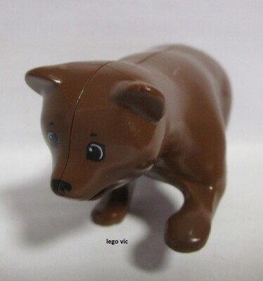 Lego Bear Brown Ours Brun du Scala 3148 Carla's Winter Camp MOC B11 | eBay