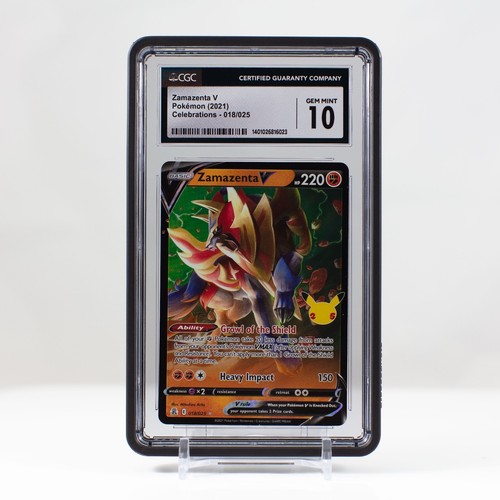 Pokémon Zamazenta V #018 Celebrations CGC 10 | eBay