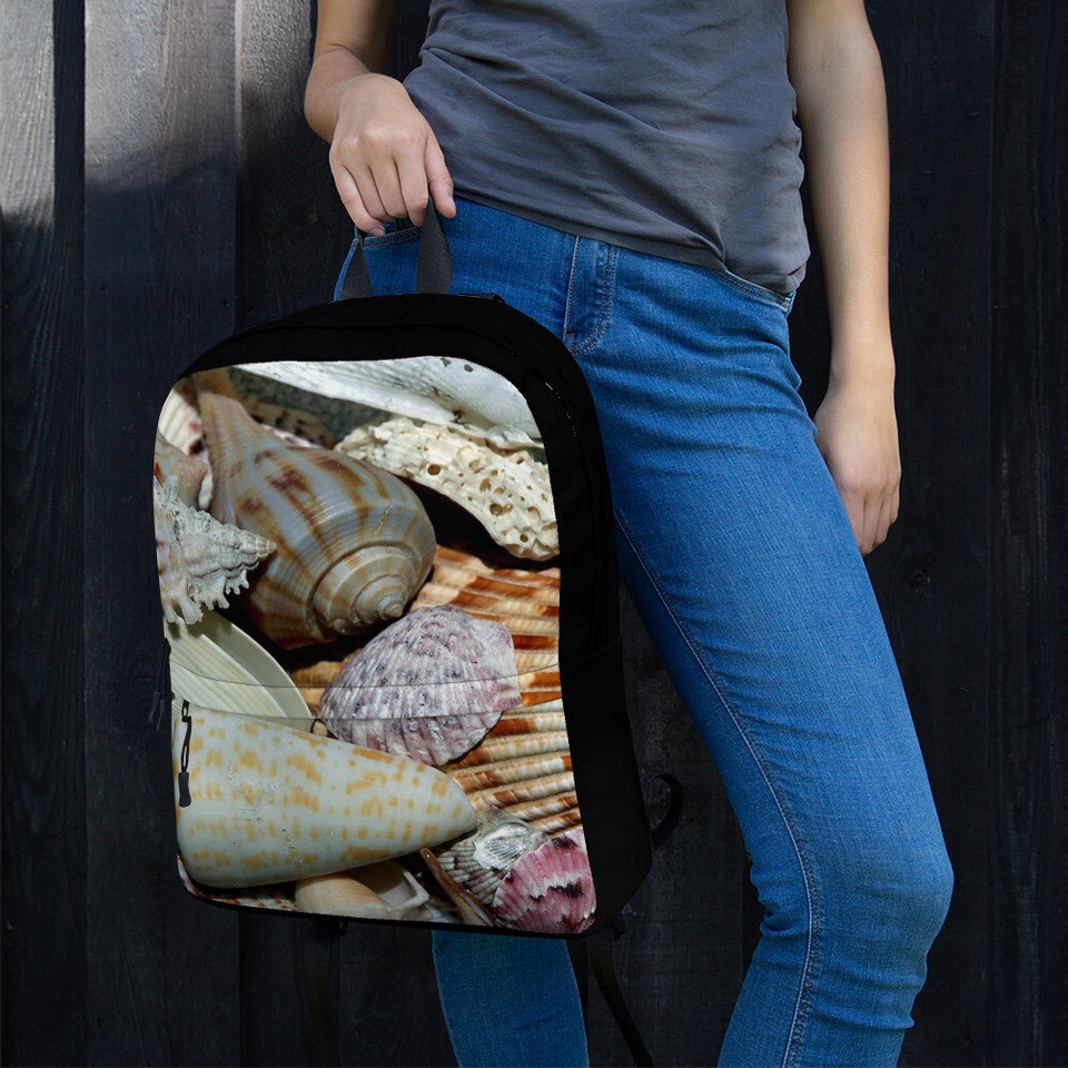 Seashell Beach Themed Backpack Summer Fashion Accessories | eBay
