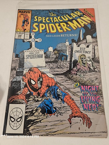 Marvel The Spectacular Spiderman #148 MAR Comic Book 1991 | eBay