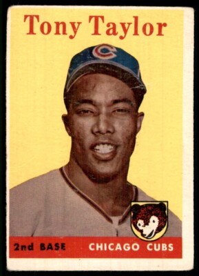 1958 Topps Tony Taylor Chicago Cubs #411 | eBay