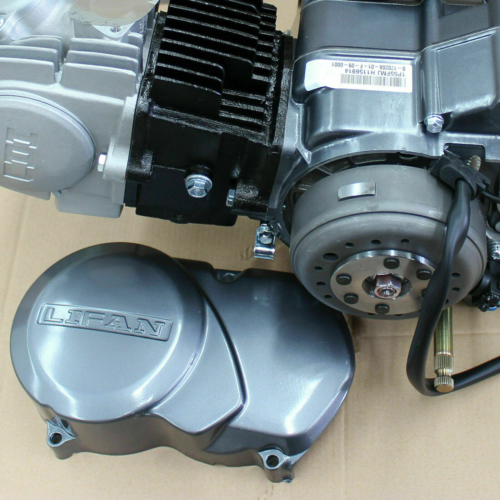 LIFAN 140cc Oil-cooled Engine 4 Speed MANUAL CLUTCH Pit Dirt Bike ...