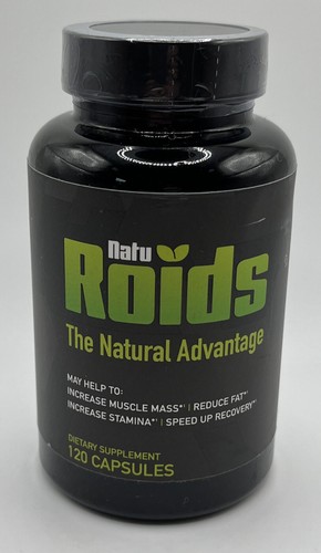 New Sealed - NatuRoids - Natural Anabolic Complex - 120 Capsules. EXP ...