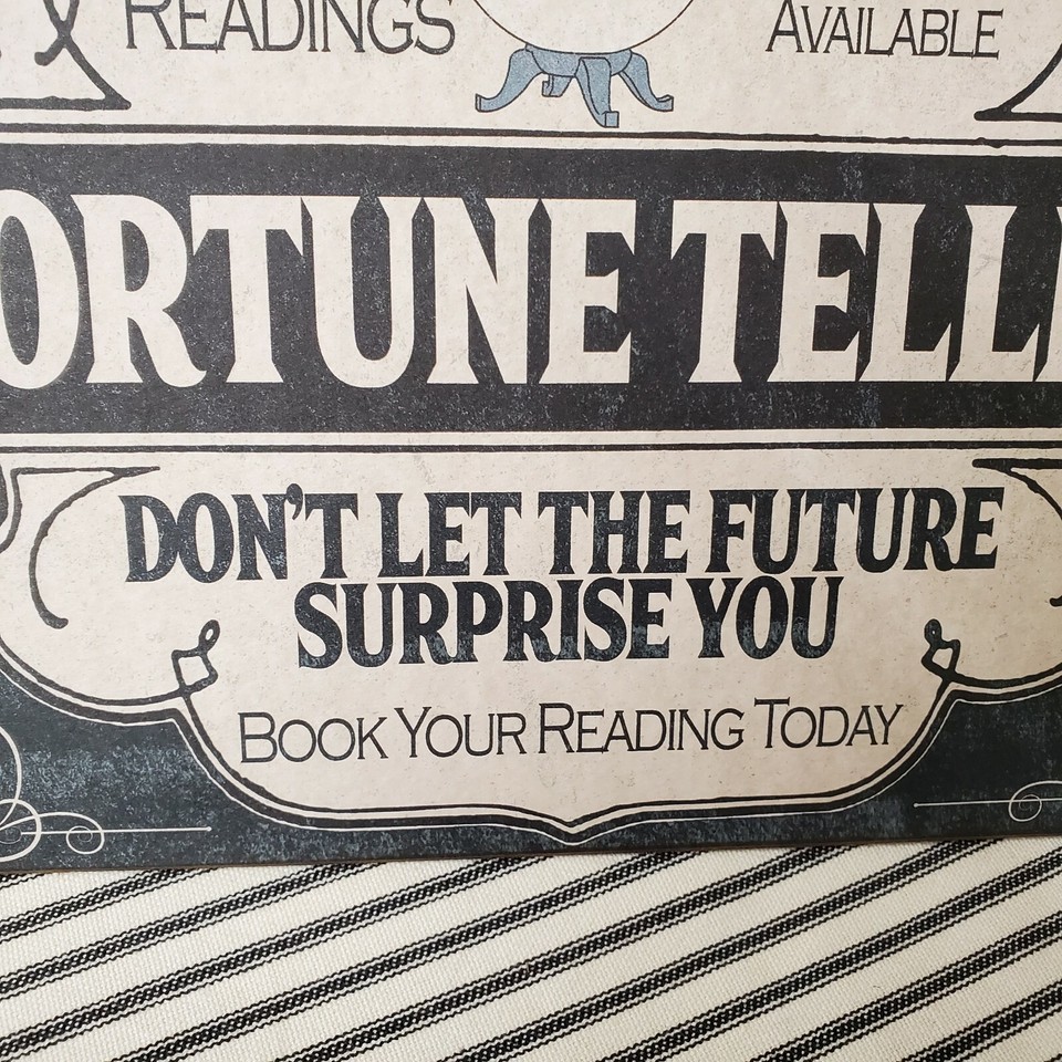 PRIMITIVE VINTAGE STEAMPUNK RETRO STYLE HALLOWEEN FORTUNE TELLER 25 ...