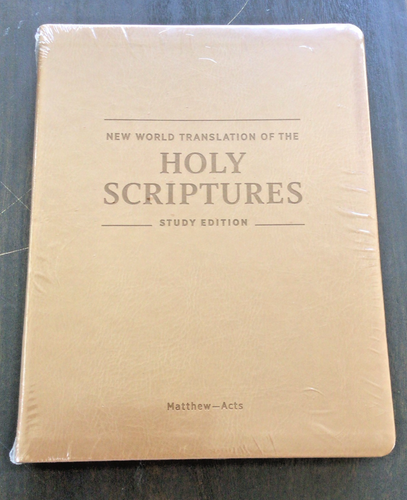 New World Translation Holy Scriptures Study Edition Bible Matthew-Acts ...
