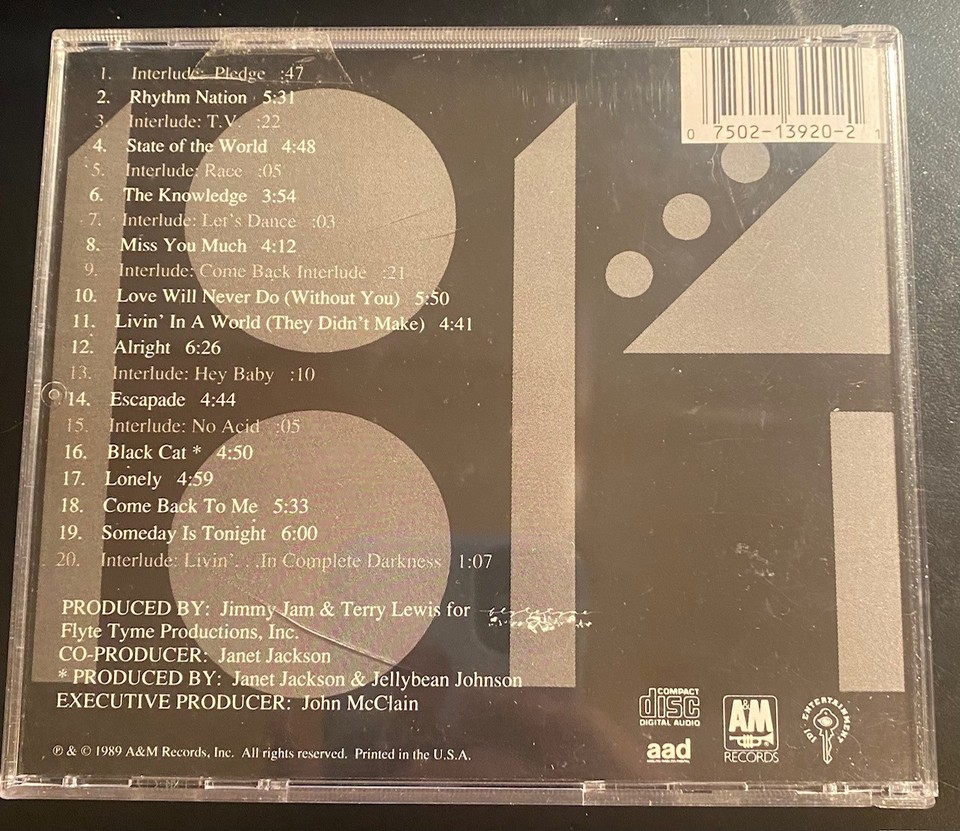 Rhythm Nation 1814 - Audio CD By Janet Jackson - GOOD | eBay