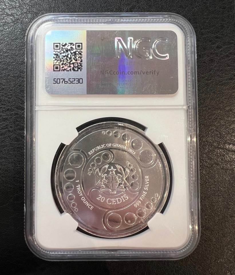 2023 Ghana S20C Alien Silver 1 OZ NGC PL69 Coin | eBay