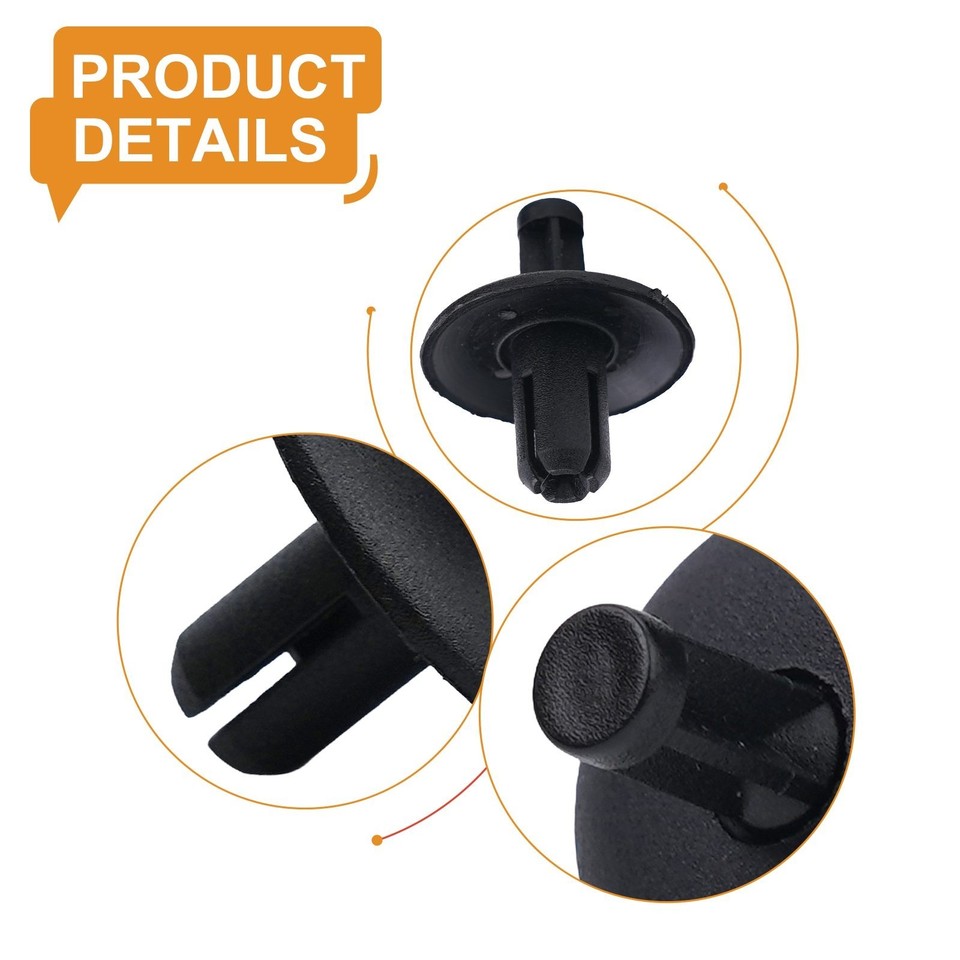 Car Accessories Pin Rivet Push Clip 21.5mm Head Diameter Fastener Trim ...