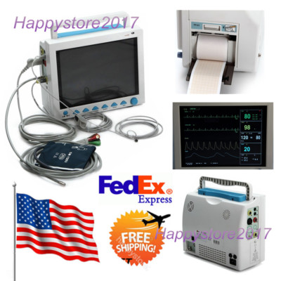 Patient Monitors - Patient Monitor Ecg Spo2 Nibp Printer