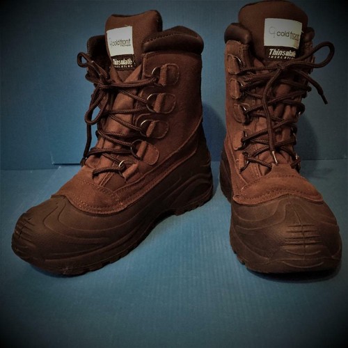 Cold Front Techwear Men's Brown / Black Boots Size 9 Leather Upper ...