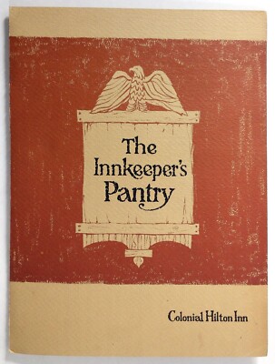 1970 Vintage Menu THE INNKEEPER'S PANTRY Colonial Hilton Inn ...