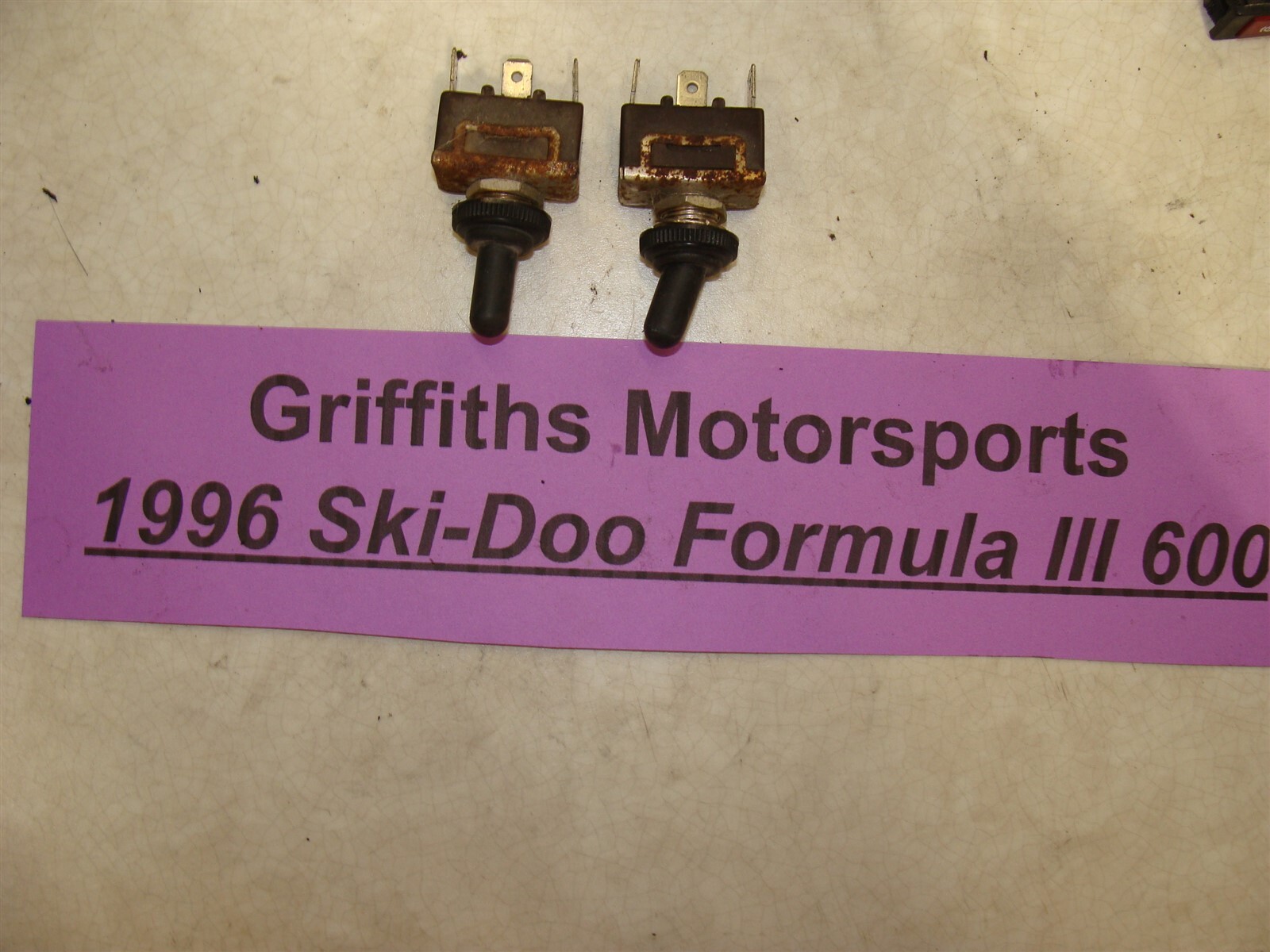 1996 SKIDOO FORMULA 3 iii 600 CK3 oem 3 position toggle hand warmer ...