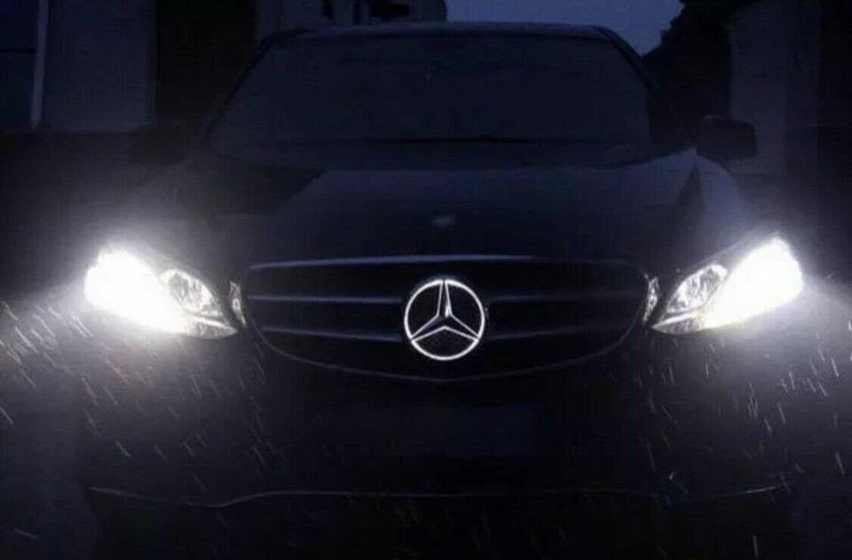 2011-2017 Mercedes-Benz Front Grille Mirror Star LED Illuminated ...