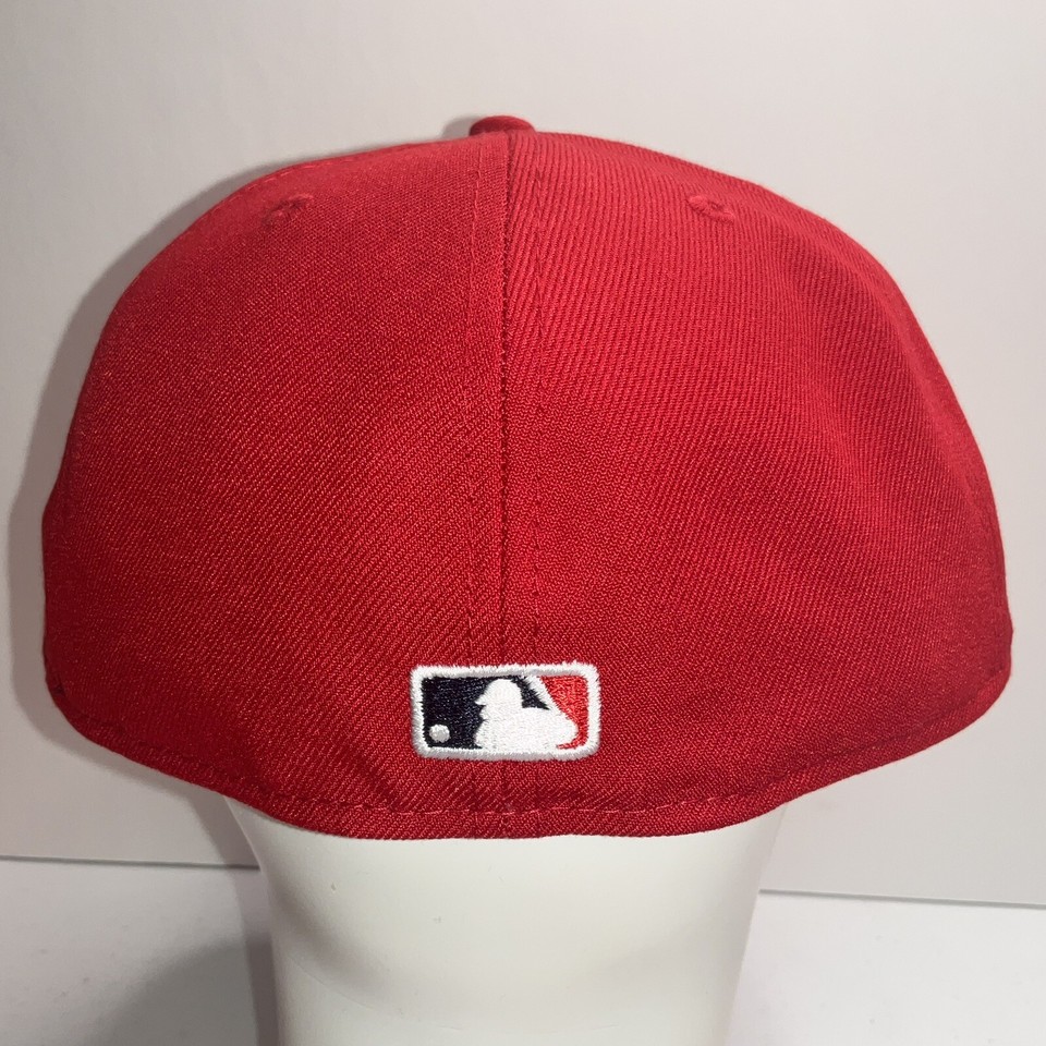 New Era New York Yankees Red MLB Fitted Hat Cap 7 3/8 Limp Bizkit ...