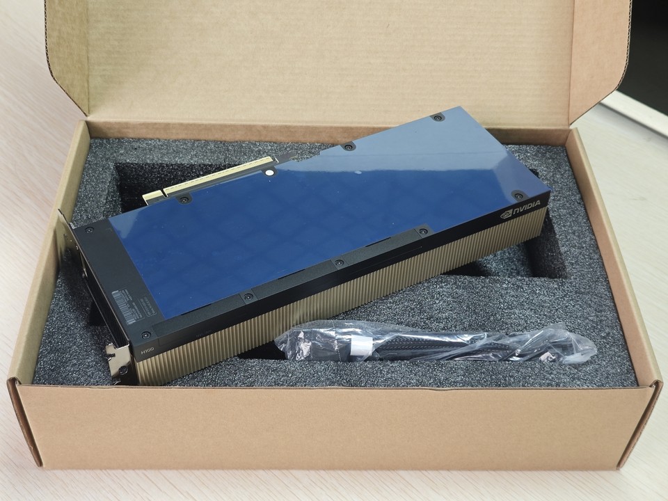 Original Nvidia Tesla H100 80GB PCIE Version GPU Deep Learning Graphics ...