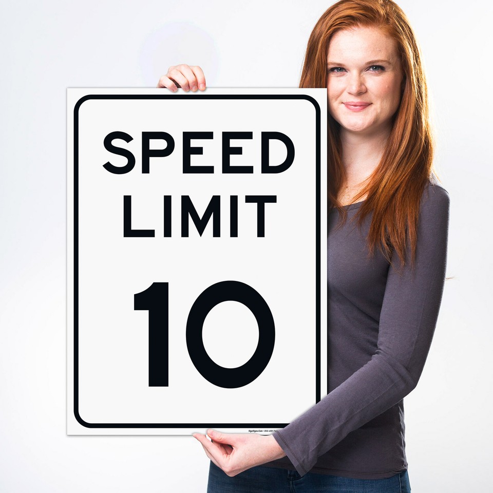 Speed Limit 10 MPH Sign, | eBay