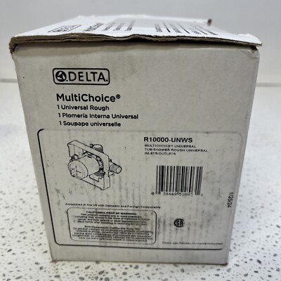 Delta Faucet R10000-UNWS Rough-In Valve Body with Stops 34449518031 | eBay