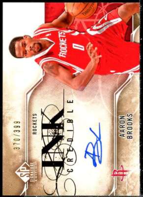 Aaron Brooks Card 2009-10 SP Signature Edition INKcredible #IAB | eBay