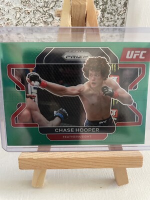 2022 Panini Prizm UFC Chase Hooper Green Prizm #97 Featherweight Mint ...
