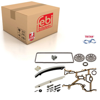 Camshaft Timing Chain Kit Fits Vauxhall Agila Astra Corsa 93191271 Febi ...