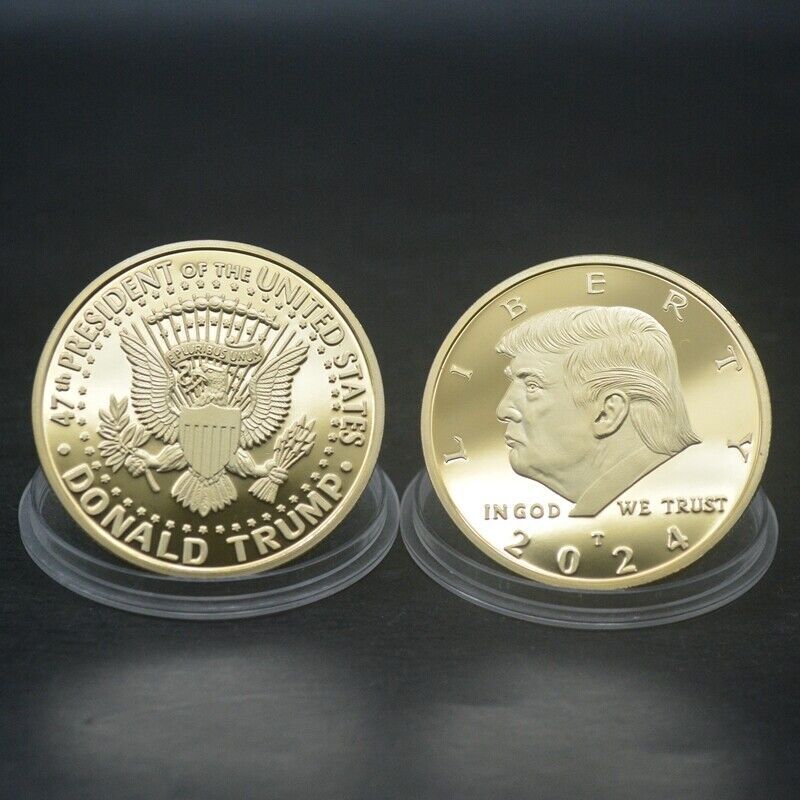 10PCS 2024 President Donald Trump Liberty EAGLE Commemorative Coin | eBay