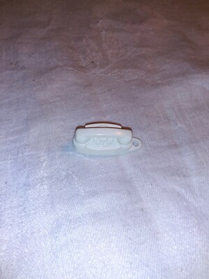 Vintage White Princess Phone Telephone Key Chain Miniature | eBay