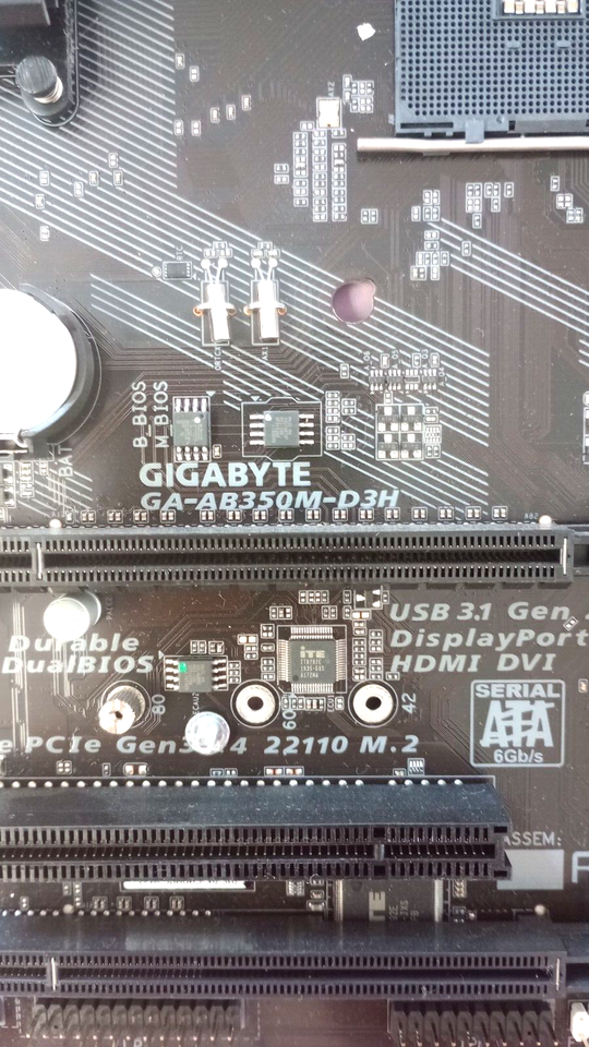 AB350M-D3H GIGABYTE AMD B350 DDR4 Socket AM4 Micro ATX Motherboard | eBay