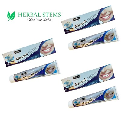 3 x Miswak and Blackseed Tooth paste | Herbal Pure Miswak Extract ...