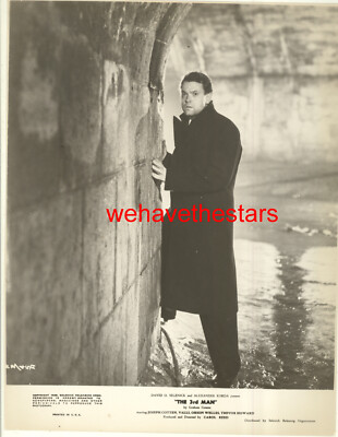VINTAGE Orson Welles THE THIRD MAN '48 CLASSIC Publicity Portrait | eBay UK