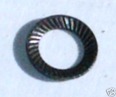 20 x RONDELLA ELASTICA ZIGRINATA 4,5 mm INT. - 7 mm EST. - ACCIAIO ...