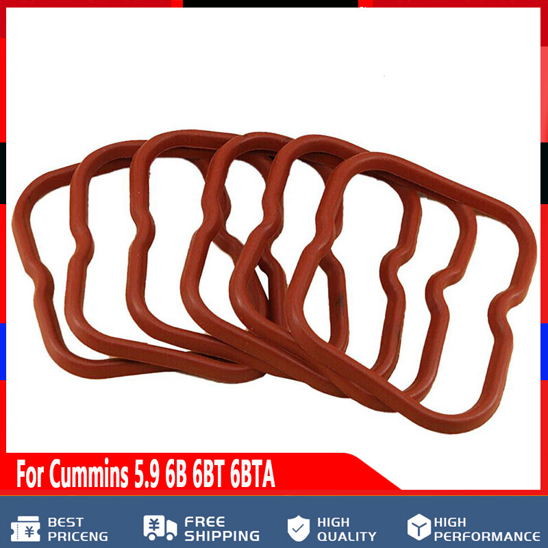 For Cummins 5.9 6B 6BT 6BTA Tappet Rocker Cylinder Head Cover Gaskets ...