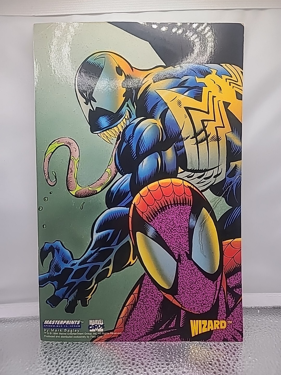 1994 Marvel Cards Wizard MasterPrints: Spider-man vs Venom By Mark ...