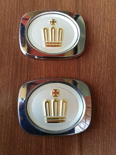 TOYOTA CROWN SIDE ROOF PILLAR EMBLEM CROWN LOGO BADGE GENUINE 1 pair ...