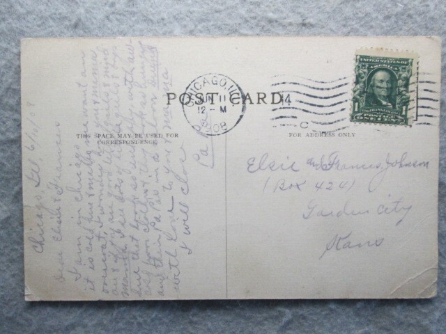 Antique The Fishing Is Fine Postcard 1908, Children, Goldfish, Fishbowl ...