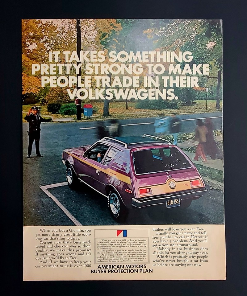 Vintage AMC Car ads Javelin Ambassador Gremlin Rambler Hornet Hudson ...